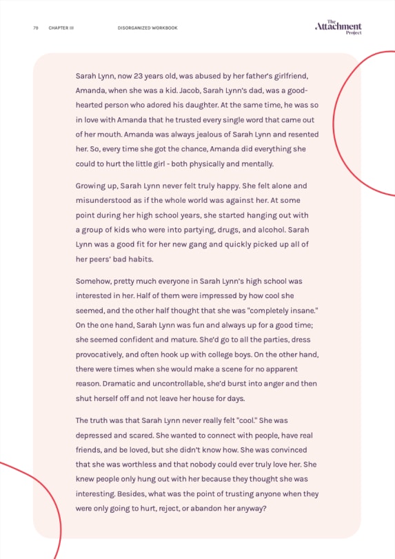 Disorganized Attachment Workbook PDF - Attachment Project
